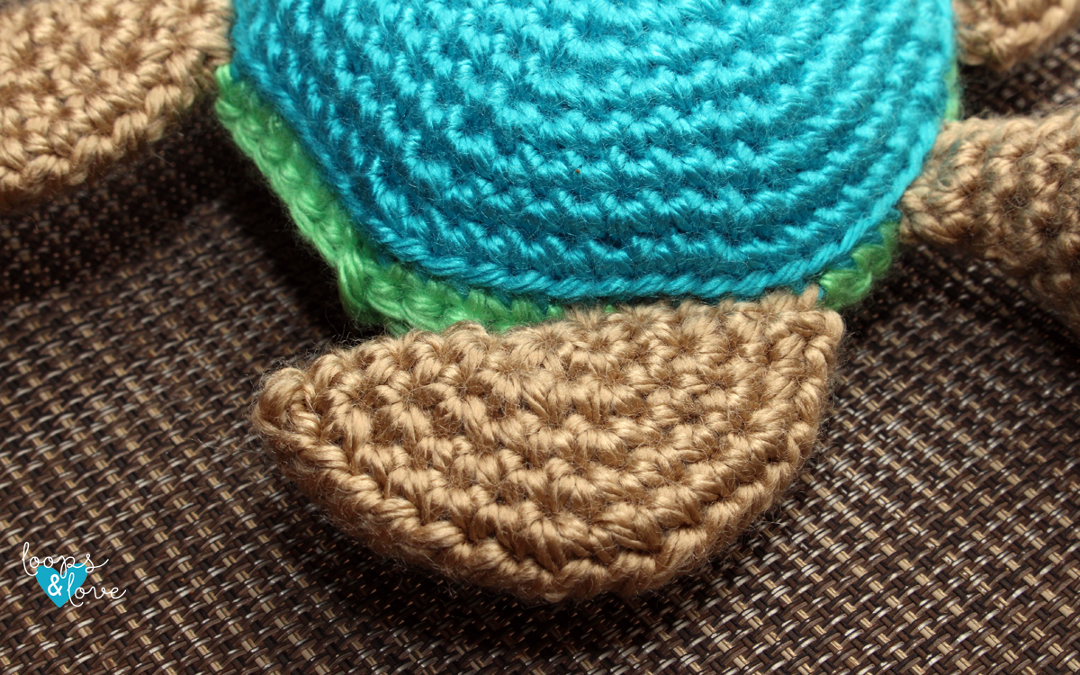 Sea Turtle Amigurumi-Free Crochet Pattern Loops & Love Crochet | Flonchi